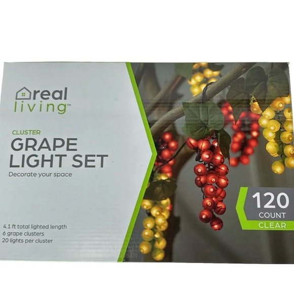 Real Living | Other | Real Living Grape String Lights | Poshmark